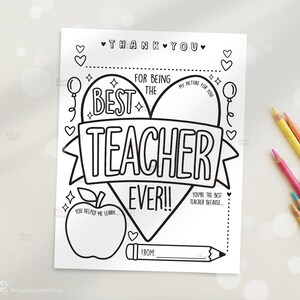 Teacher Appreciation Printables Teacher Appreciation Week Gift Thank ...