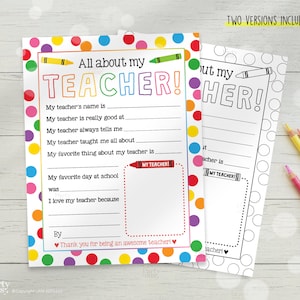 Teacher Appreciation Week Printable Teacher Appreciation Gift Thank You ...