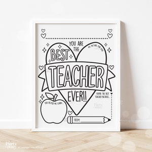 Teacher Appreciation Week Printable Teacher Appreciation Gift Thank You ...