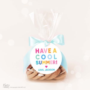 Editable Last Day of School Tag Cool Summer End of Year Teacher Gift ...