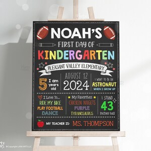 Editable First Day of School Sign Back to School Board Last Day of ...