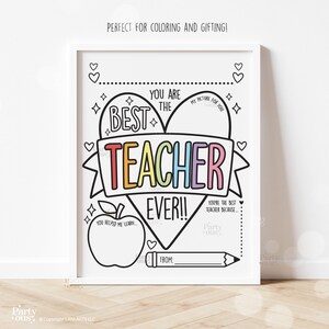 Teacher Appreciation Week Printable Teacher Appreciation Gift Thank You ...