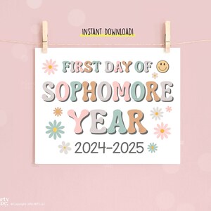 Back to School Sign First Day of School Signs Printable First Day of ...