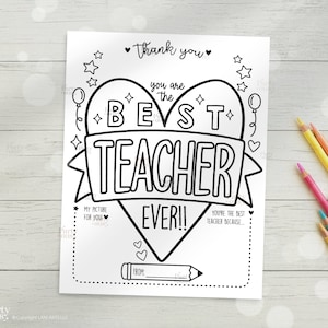 Teacher Appreciation Printable Teacher Appreciation Week Gift Thank You ...