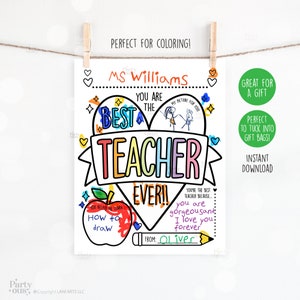 Teacher Appreciation Week Printable Teacher Appreciation Gift Thank You ...