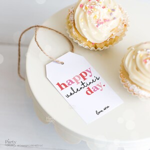 Editable Valentines Day Gift Tag Happy Valentine Tags Class Kids ...