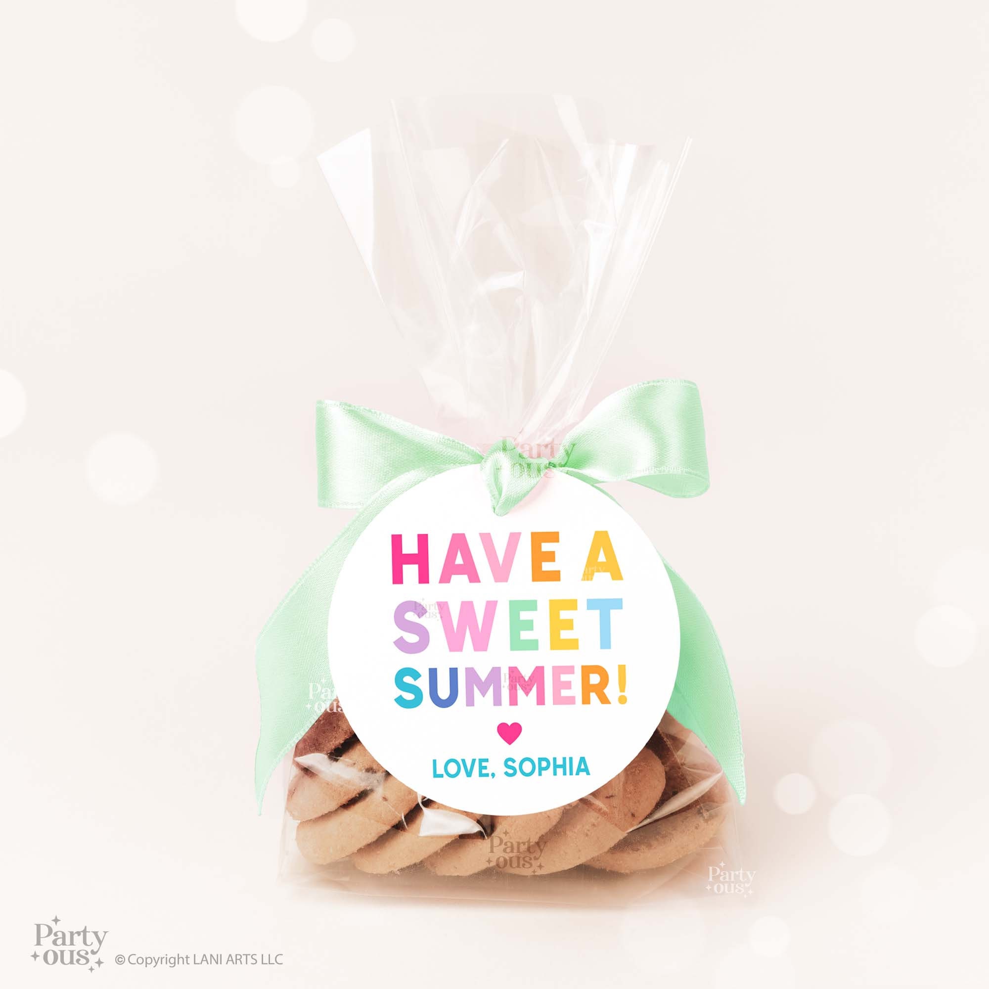 Editable Last Day of School Tag Sweet Summer End of Year Teacher Gift ...