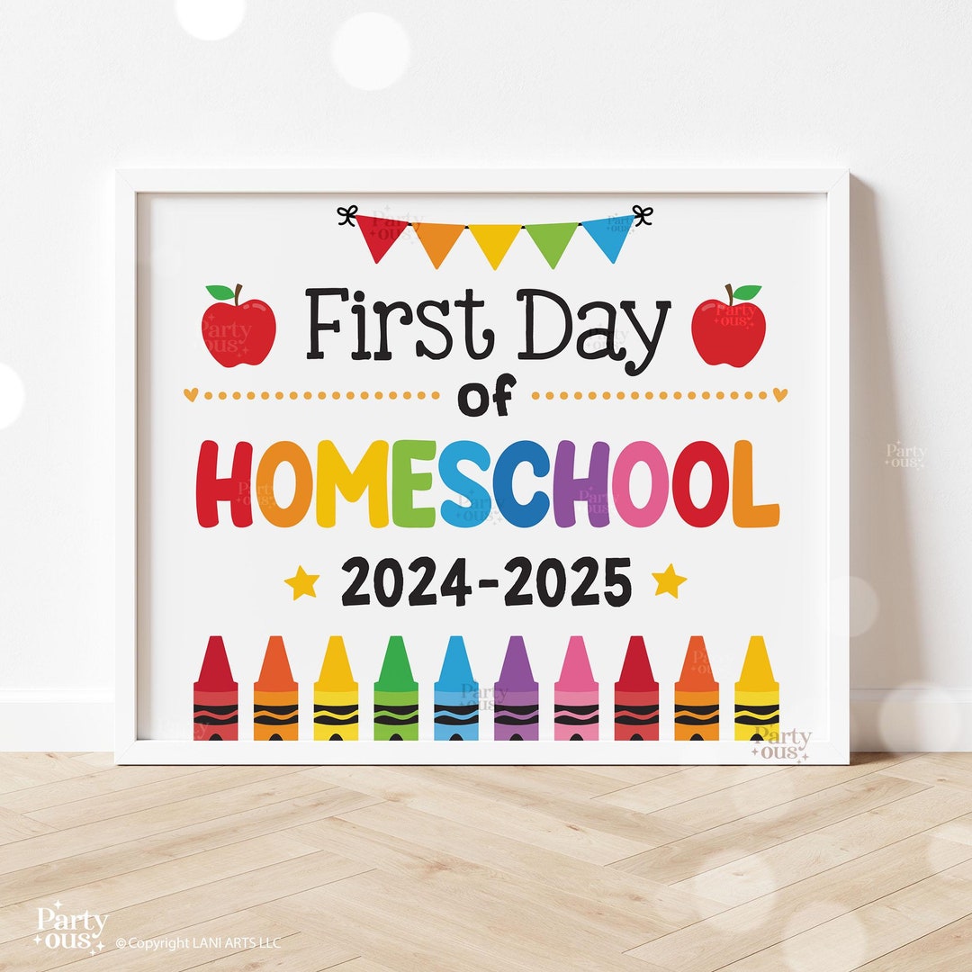 Back to School Sign First Day of School Printable First Day of ...