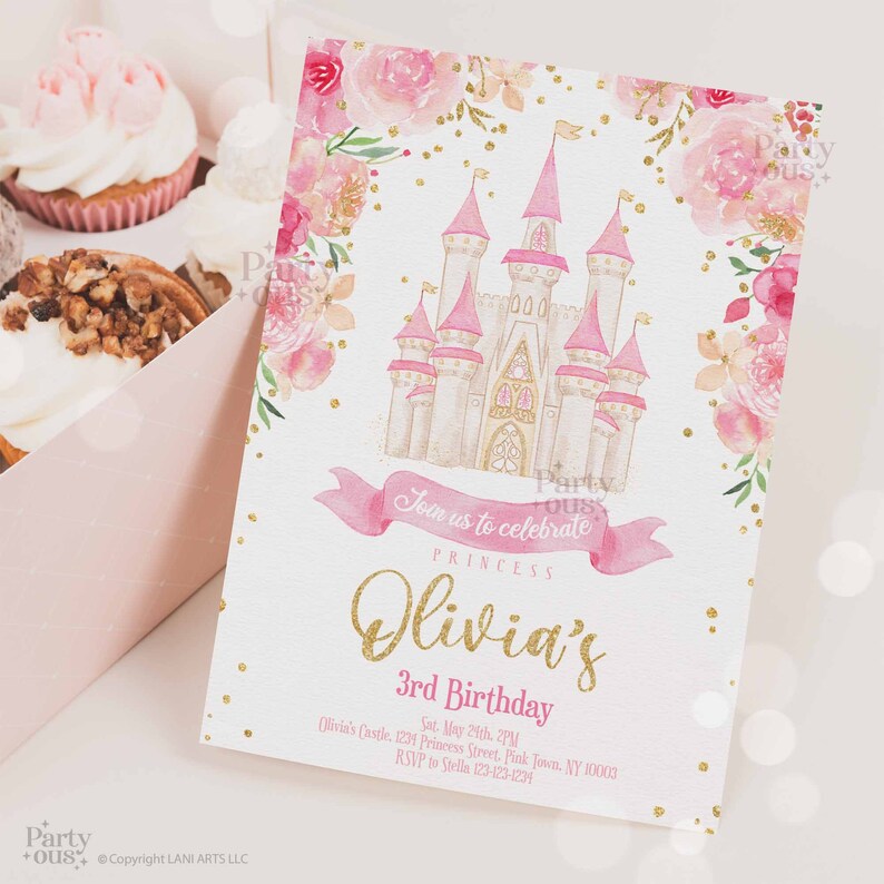 Editable Princess Birthday Invitation Princess Invitation - Etsy