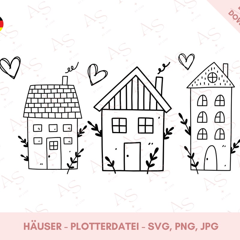 Plotterdatei haus - Etsy.de