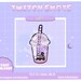 Purple Boba Emote| Taro Bubble Tea Emote for Twitch| Kawaii Cute Girly ...