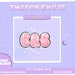 Cute Pastel Pink BRB Bubble Letter Emote| Pastel |kawaii |streamer ...