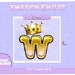 Gold W Crown Twitch Emote - Etsy