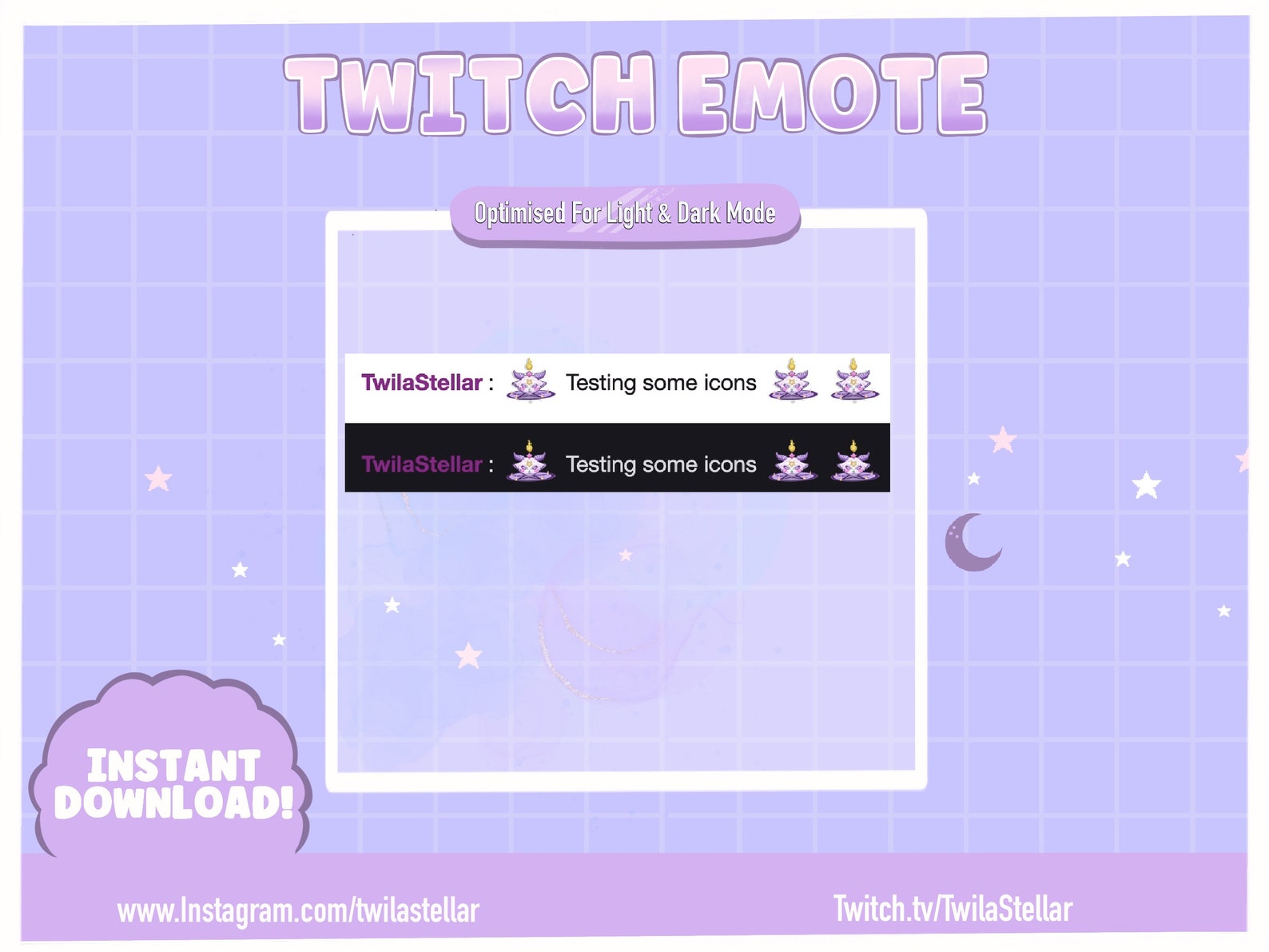 Kawaii Baphomet Emote| Occult Emote for Twitch| Creepy Cute Girly ...