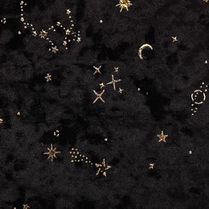 Star Velvet Fabric,moon Fabric,blanket Fabric,cuddle Fabric,velvet ...