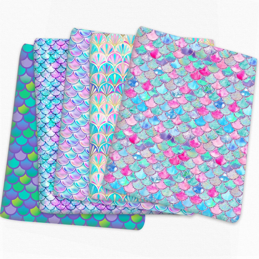 Mermaid Fabric,fish Scales Fabric,cushion Fabric,tablecloth Fabric ...
