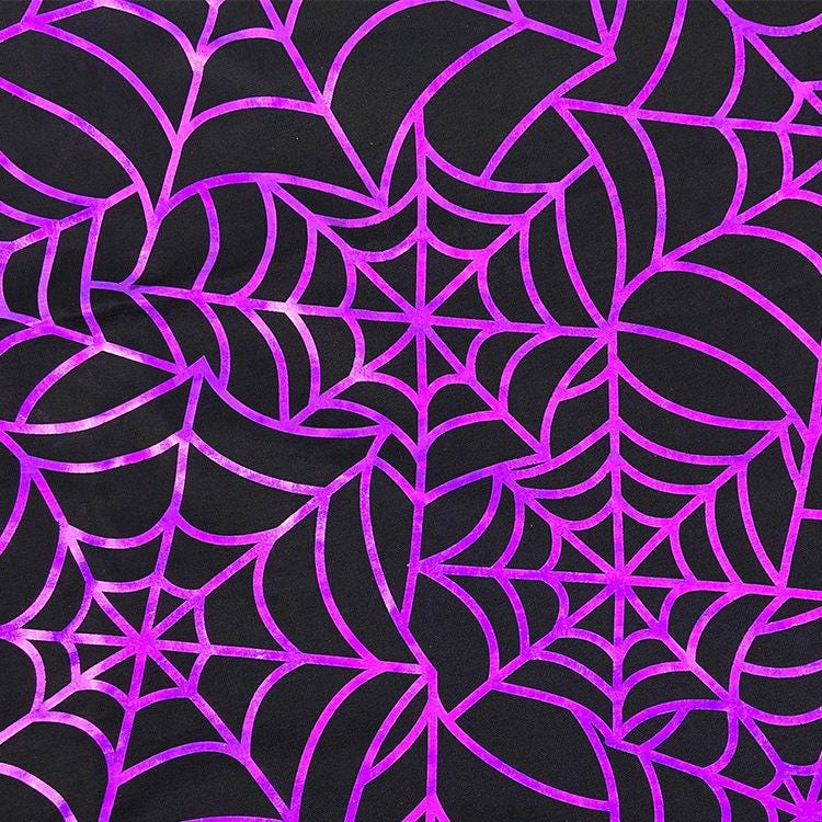 Halloween Fabric,spider Web Fabric,festive Fabric,printed Fabric ...