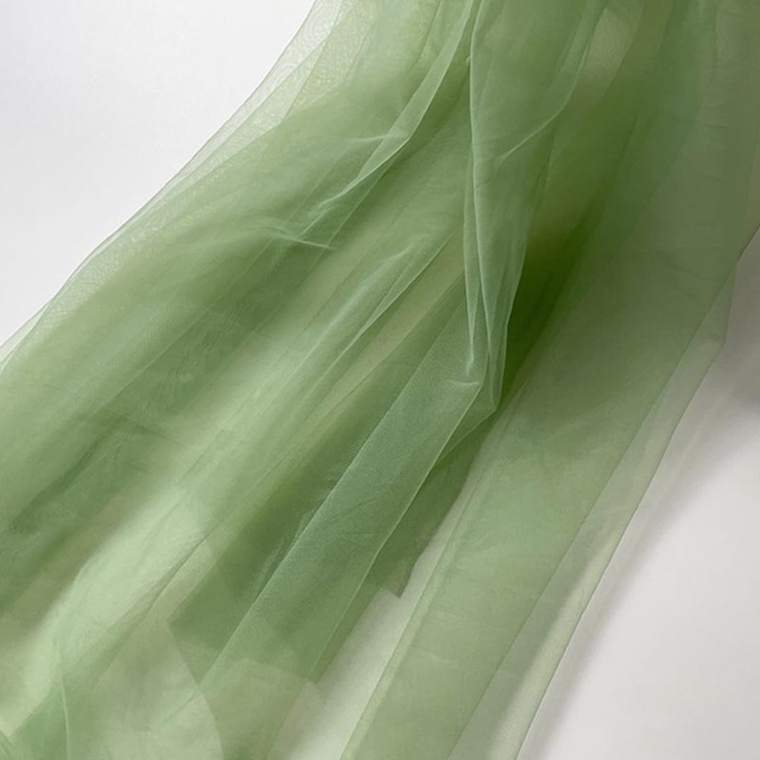 Solid Tulle Fabric,wedding Dress Fabric,green Fabric,mesh Fabric,veil ...
