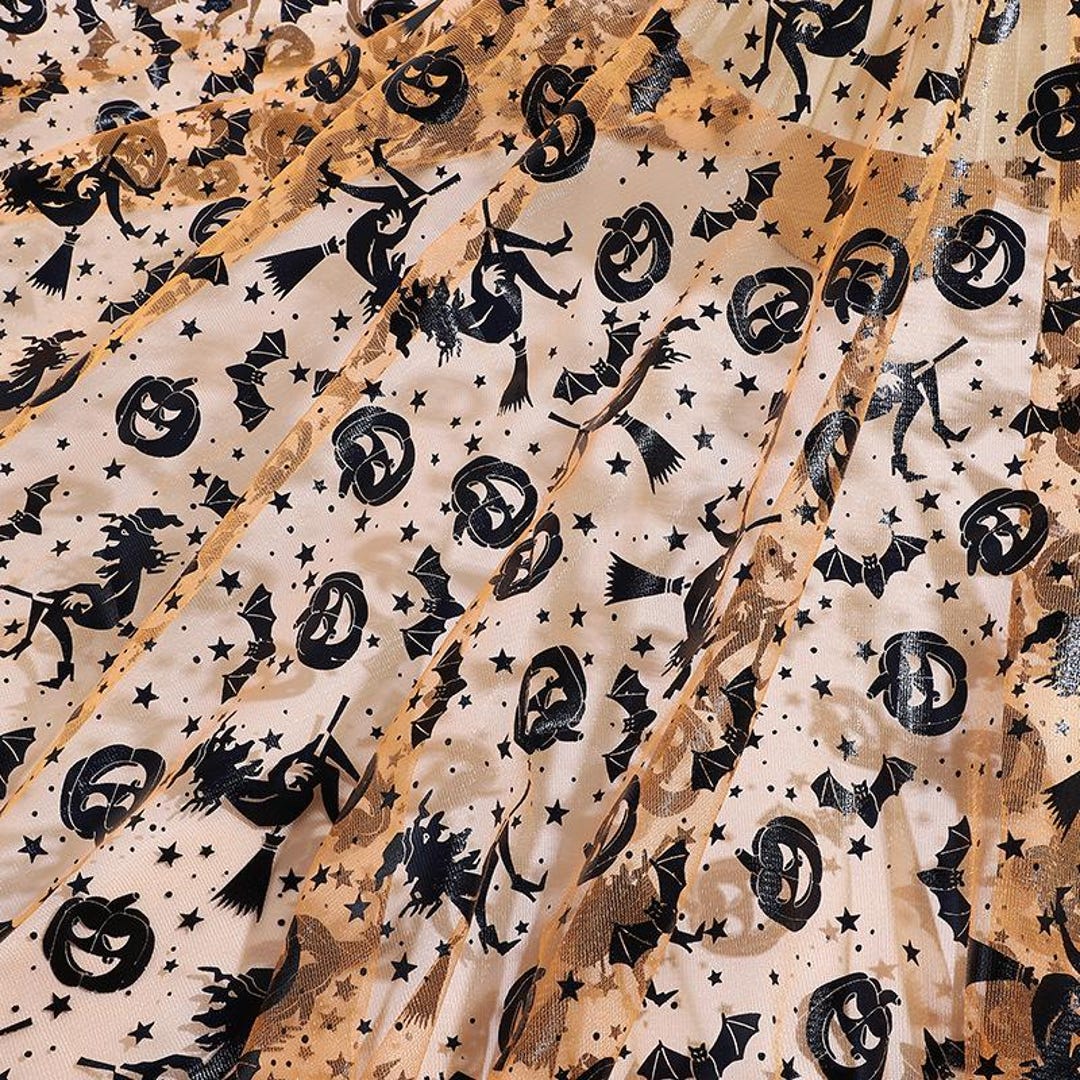Halloween Fabric,spider Web Fabric,pumpkin Fabric,spider Fabric,skull ...