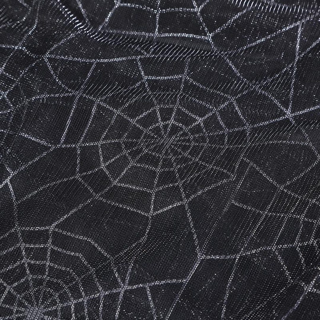 Halloween Fabric,spider Web Fabric,black Lace Fabric,festive Fabric ...