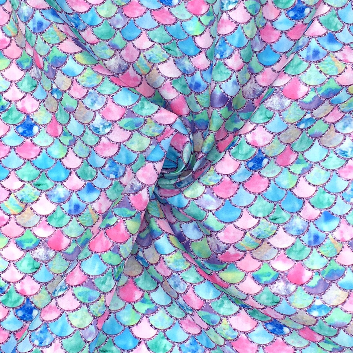 Mermaid Fabric,fish Scales Fabric,cushion Fabric,tablecloth Fabric ...