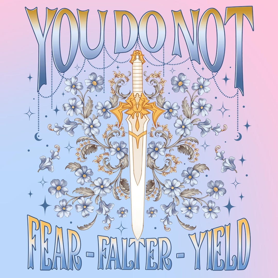 You Do Not Yield Png, ACOTAR SJM Merch, Rhysand and Feyre Gift, Fantasy ...
