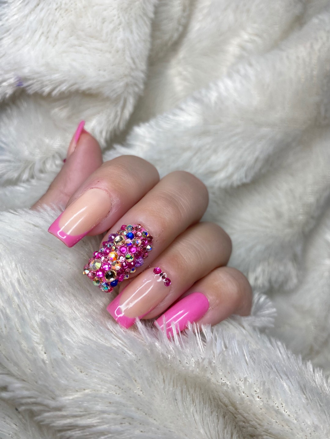 Baddie - Yuna - Press on Nails - Etsy