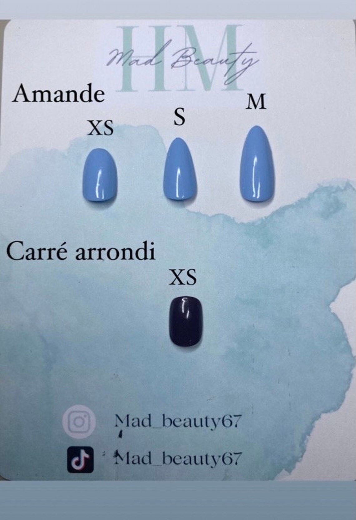 Baddie - Lilly - Press on Nails - Etsy