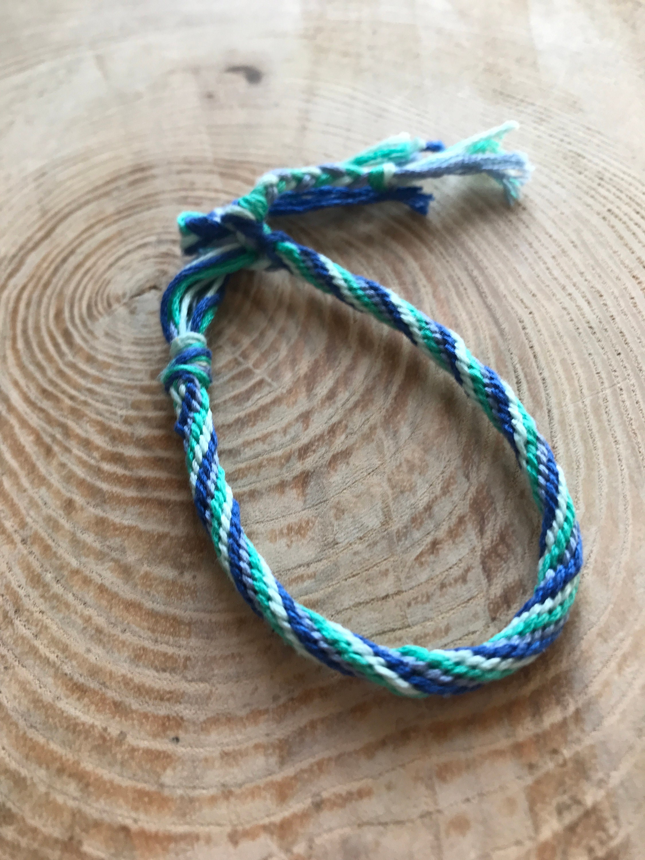 Kumihimo Woven Friendship Bracelet Handmade Summer Festival - Etsy