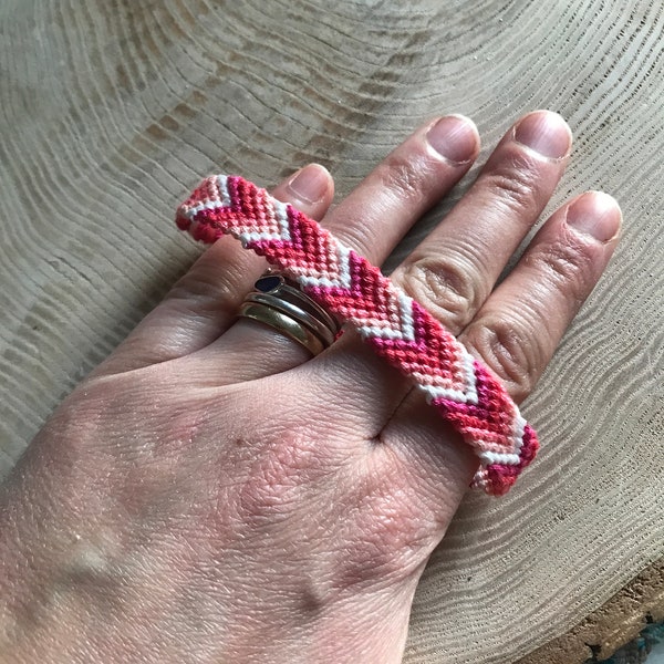 Chevron Beaded Bracelet - Etsy