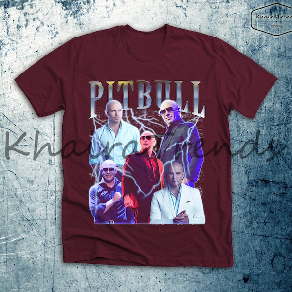 Pitbull Singer Shirt - Etsy
