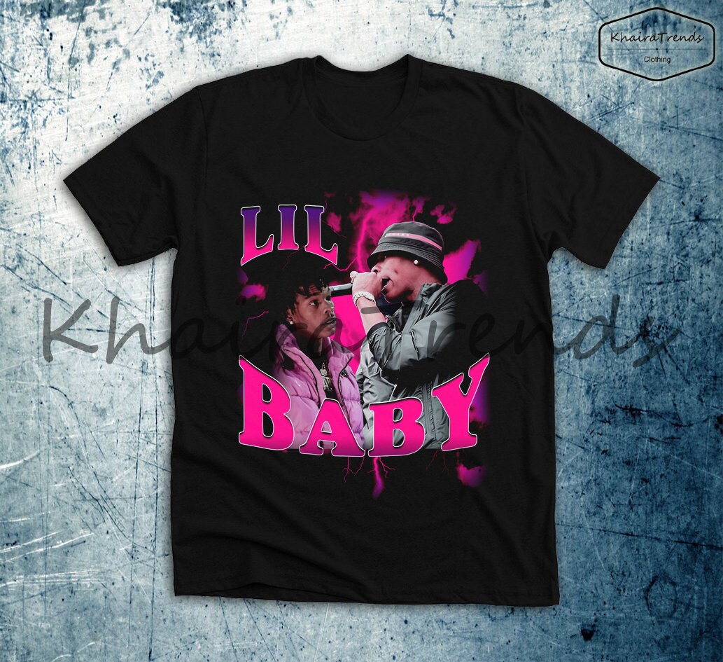 Lil Baby Rapper T Shirt, Lil Baby Tour Shirt, Rap Hip Hop Retro 90s ...