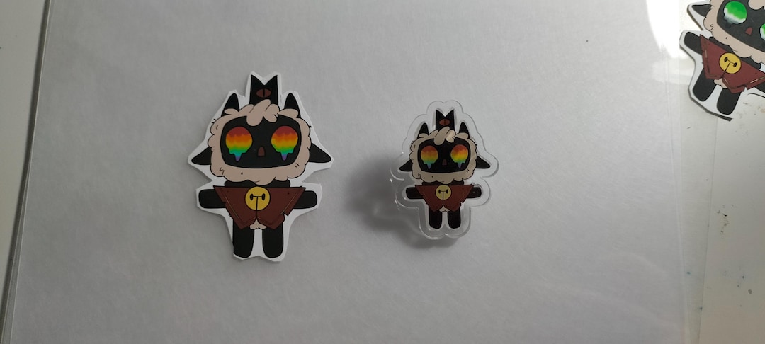 COTL - Cult of the Lamb - LGBTQ Acrylic Pin - Etsy