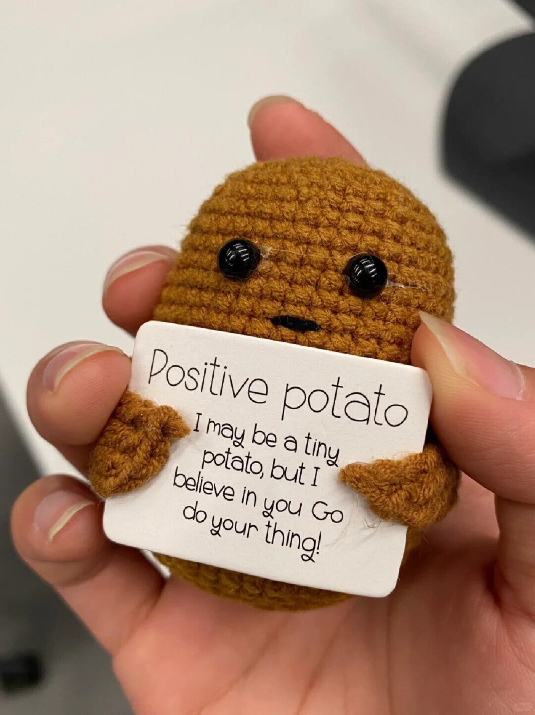 Positive Potato Crochet Home Decorations Knitted Toys, New Year Gifts ...
