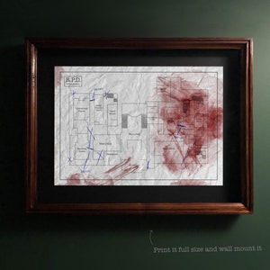 Resident Evil 2 Remake Precinct 1F Map - Etsy