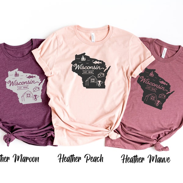 Wisconsin Shirt - Etsy
