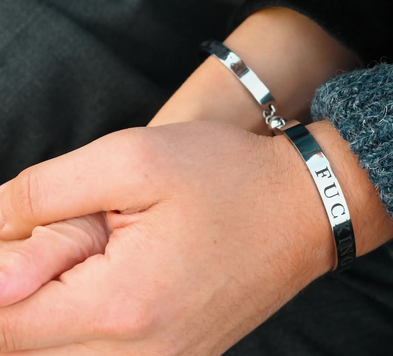 Personalized Magnetic Couple Bracelet Set Matching Bracelet - Etsy