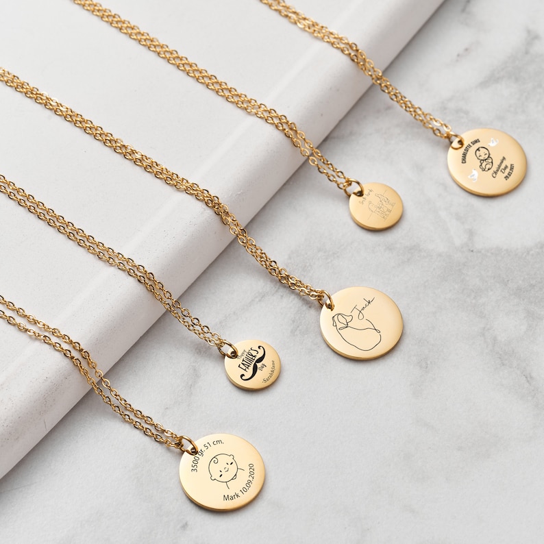 Personalized Dog Necklace for Women Labrador Gold Pendant - Etsy