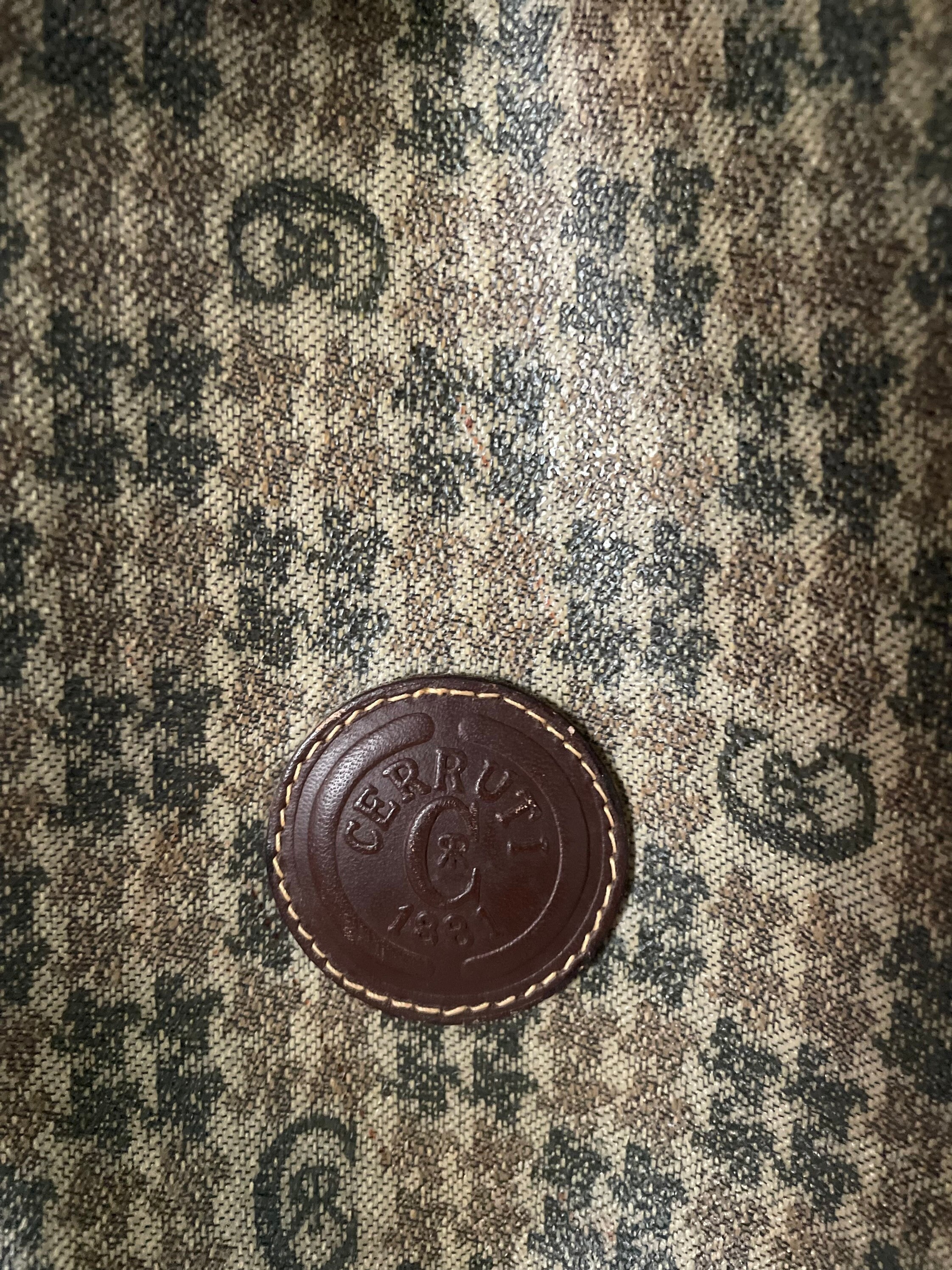 CERRUTI 1881 Made in Italy Vintage 1970s 1980s Monogram - Etsy