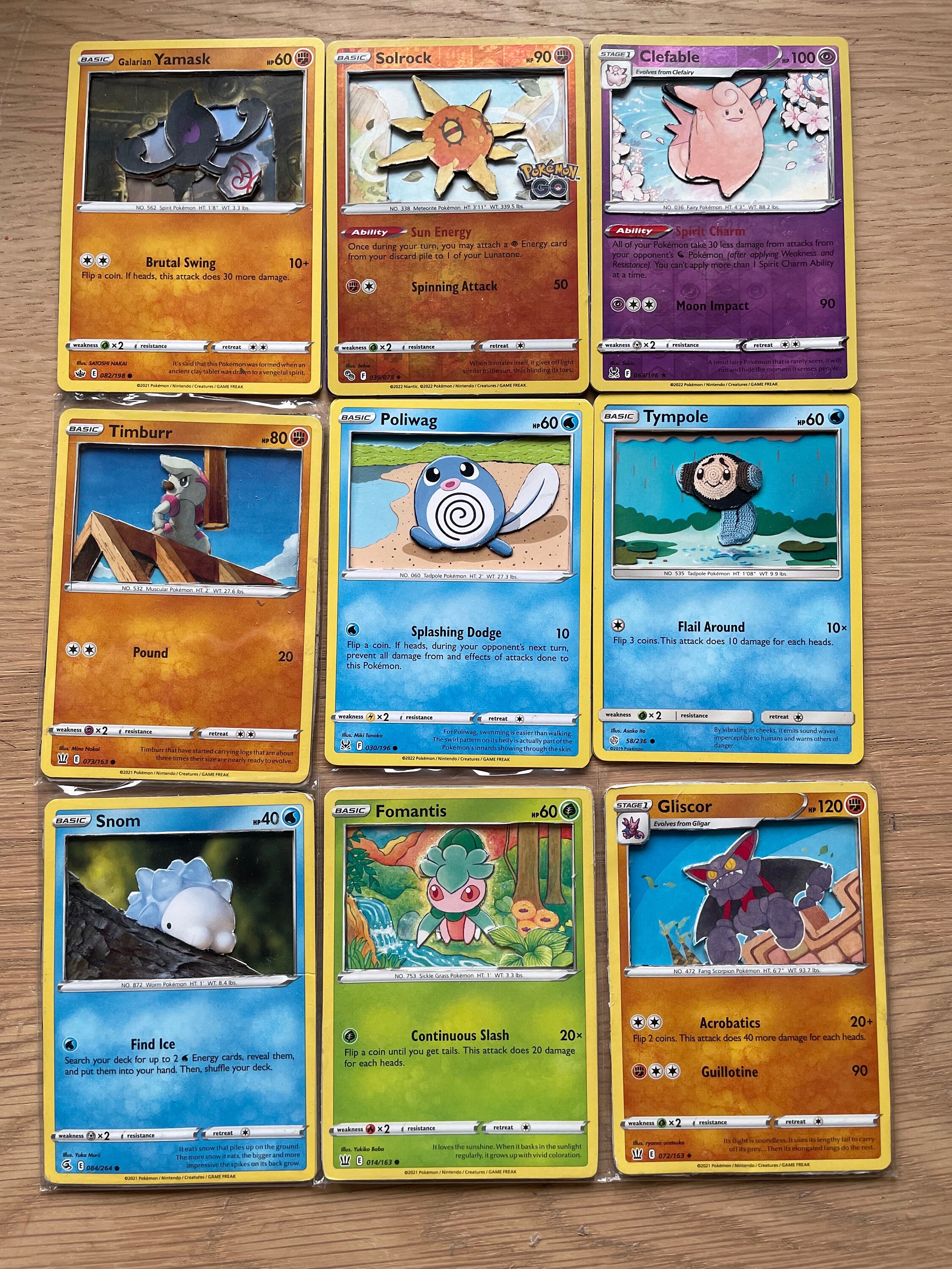 3D Pokemon Cards - Etsy
