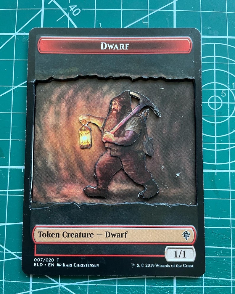 3D Magic the Gathering Cards - Etsy