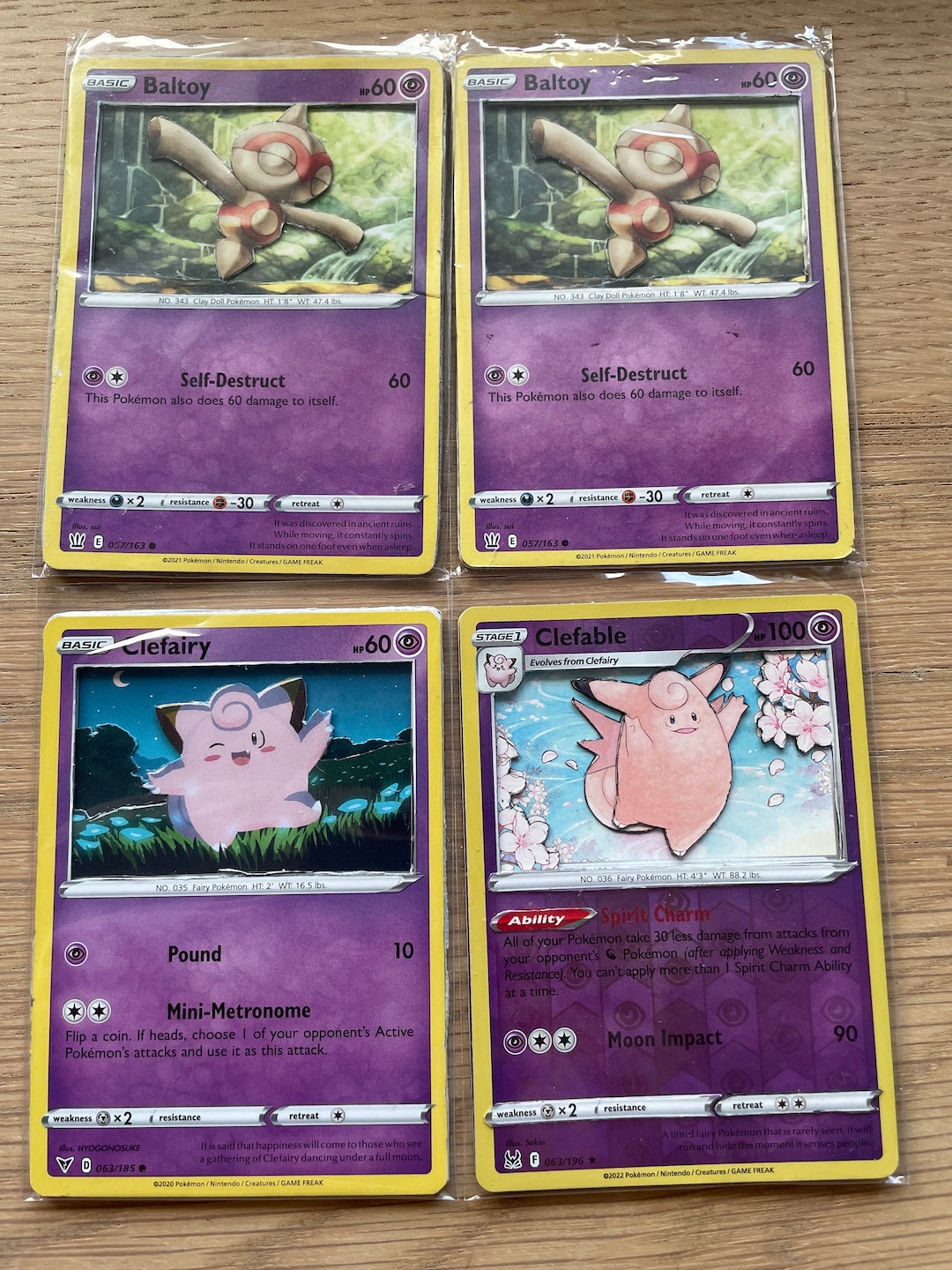 3D PSYCHIC Type Pokemon Cards - Etsy