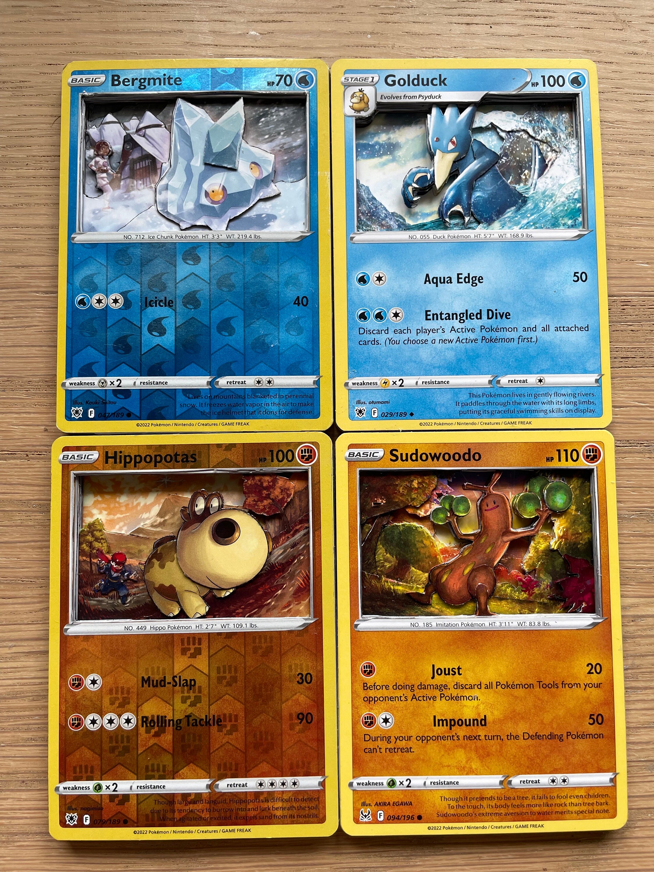 3D Ultra Detail Pokémon Cards - Etsy