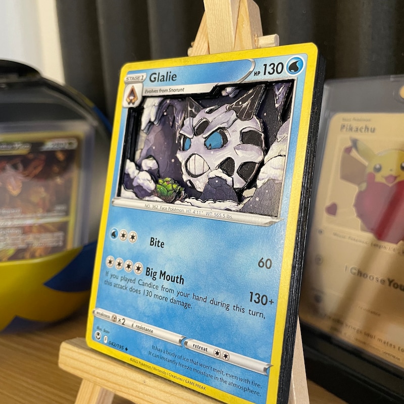 Thick Pikachu Card - Etsy