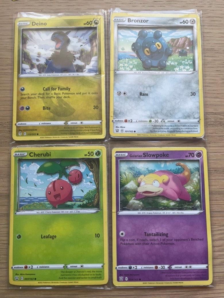 Random 3D Pokémon Card - Etsy