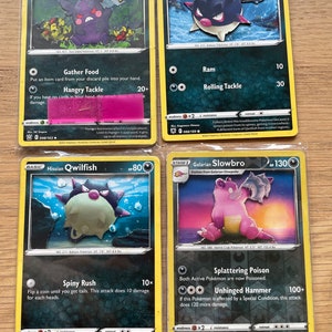 3D DARK Type Pokemon Cards - Etsy