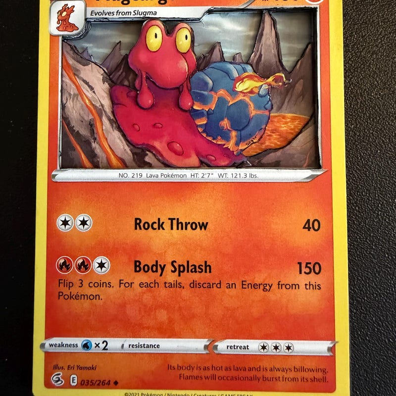 Thick Charizard Card - Etsy