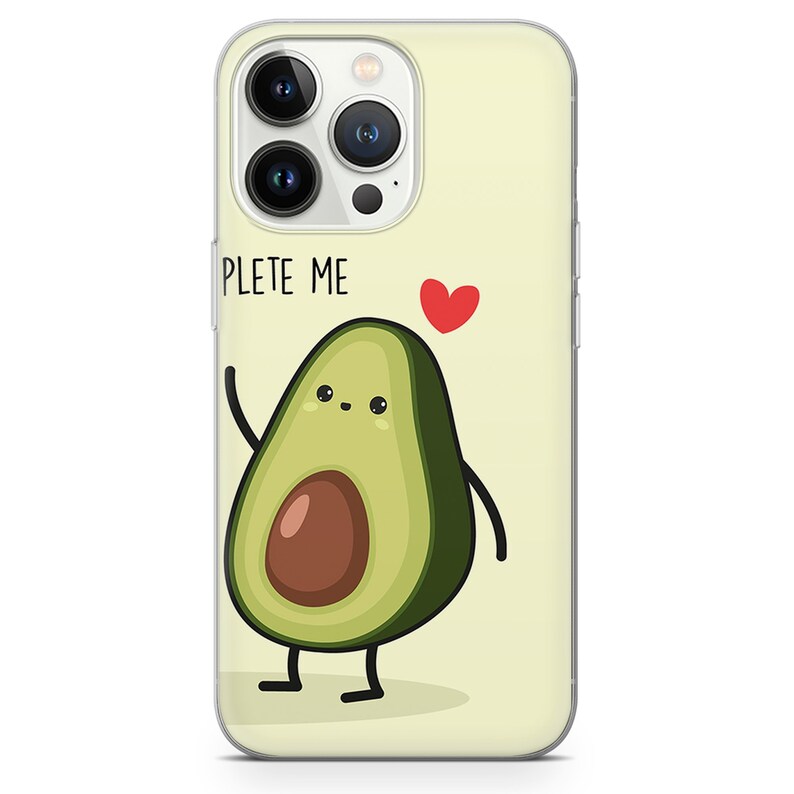Cute Avocado Couple Matching Phone Case - Anniversary Gift Fit for ...