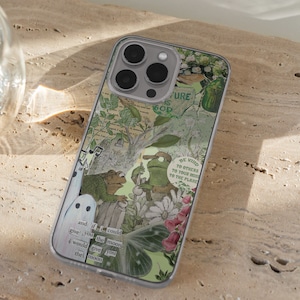 Frog and Toad Phone Case - Green Aesthetic Cover for iPhone 17 Pro Max ...