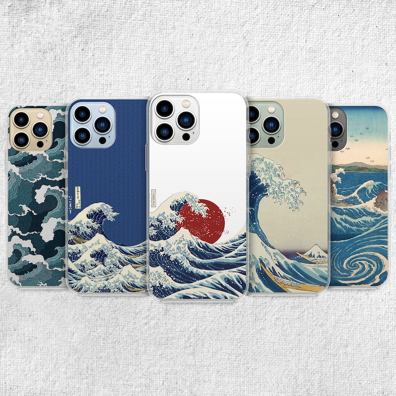 Blue Wave Phone Case - Etsy